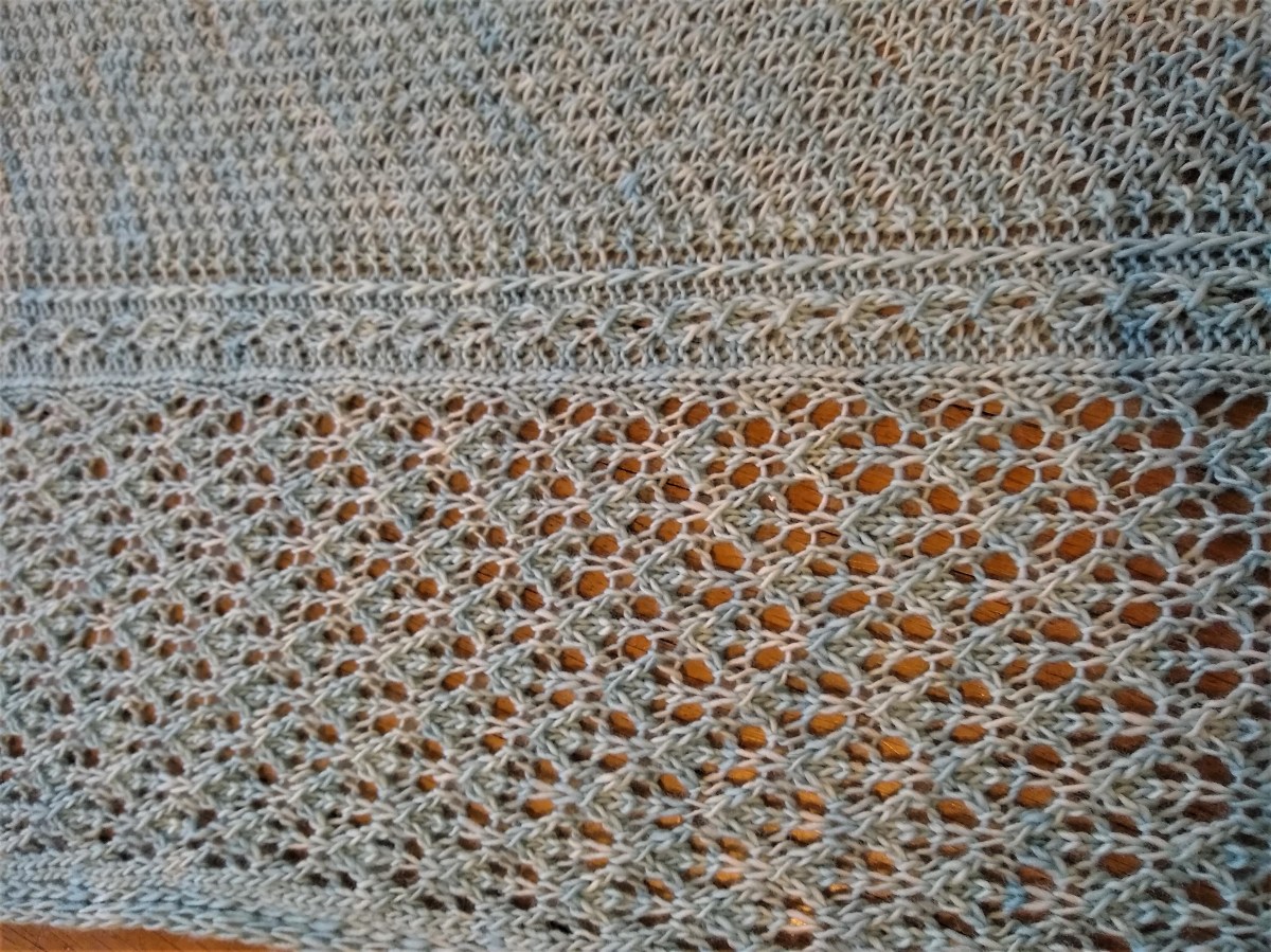 Eyelet Mock Cable – Lakebound Knits