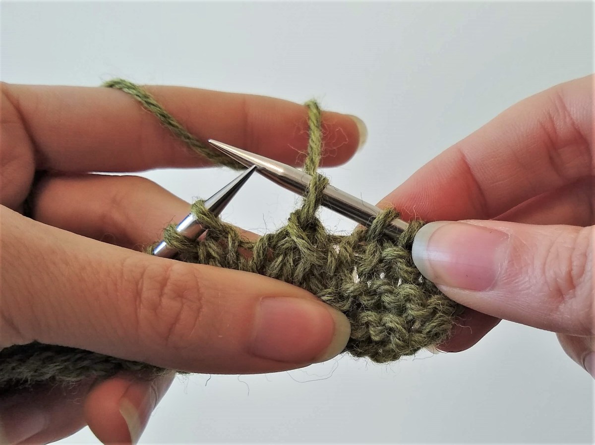 SK2P (double decrease) – Lakebound Knits